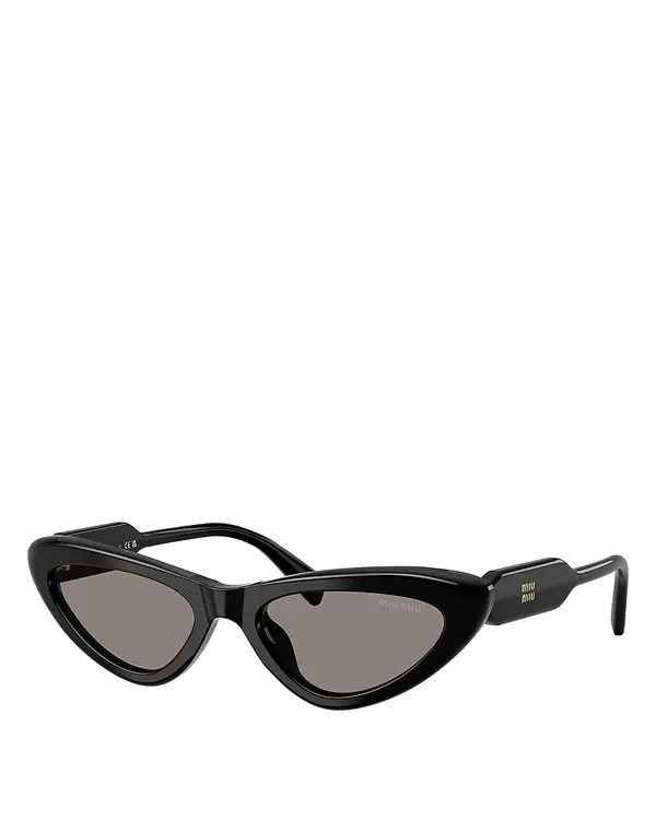 Miu Miu Cat Eye Sunglasses, 55mm - Black