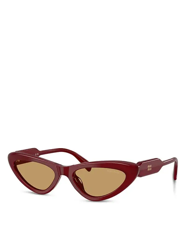 Miu Miu Cat Eye Sunglasses, 55mm - Brown