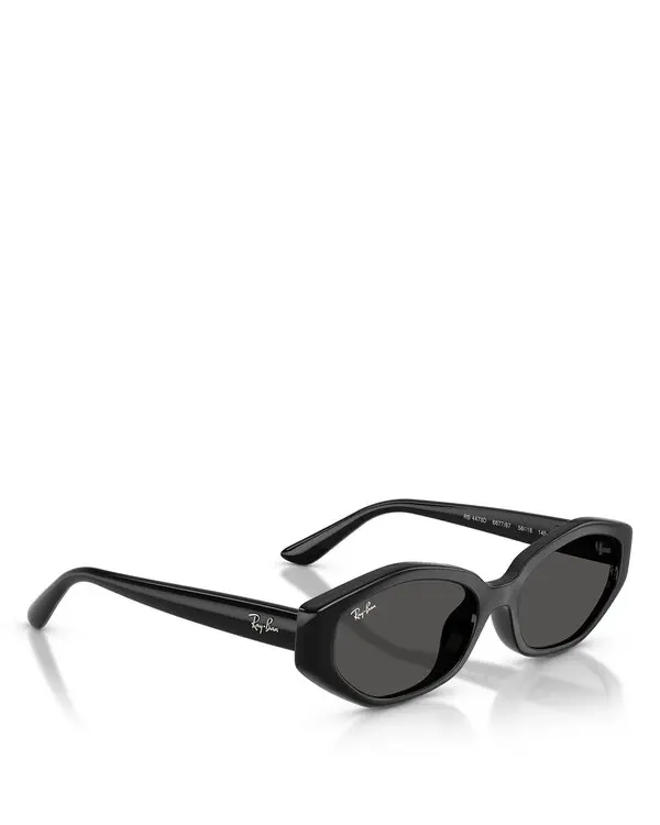 Ray-ban Oval Sunglasses - Black