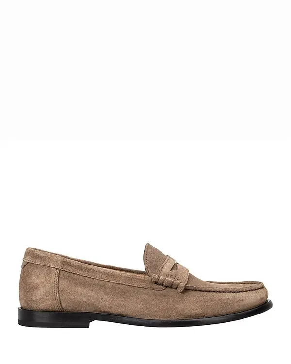 BOSS Suede Loafers - Medium Beige