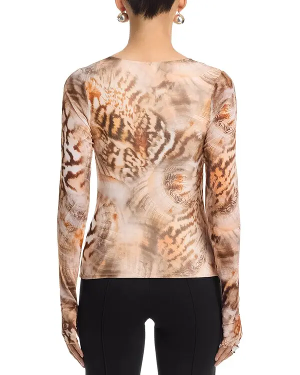 AFRM Ines Top - Ember Swirl Shell
