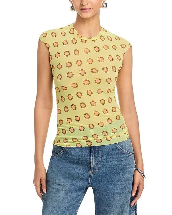 AFRM Nina Printed Top - Deco Dot
