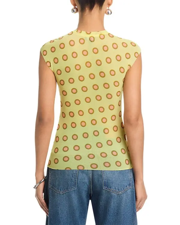 AFRM Nina Printed Top - Deco Dot