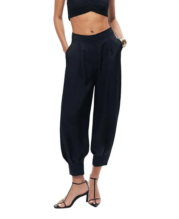 NOCTURNE Fluid Balloon-leg Trousers