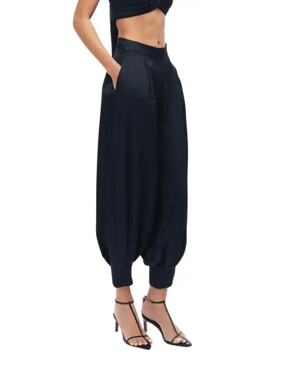NOCTURNE Fluid Balloon-leg Trousers
