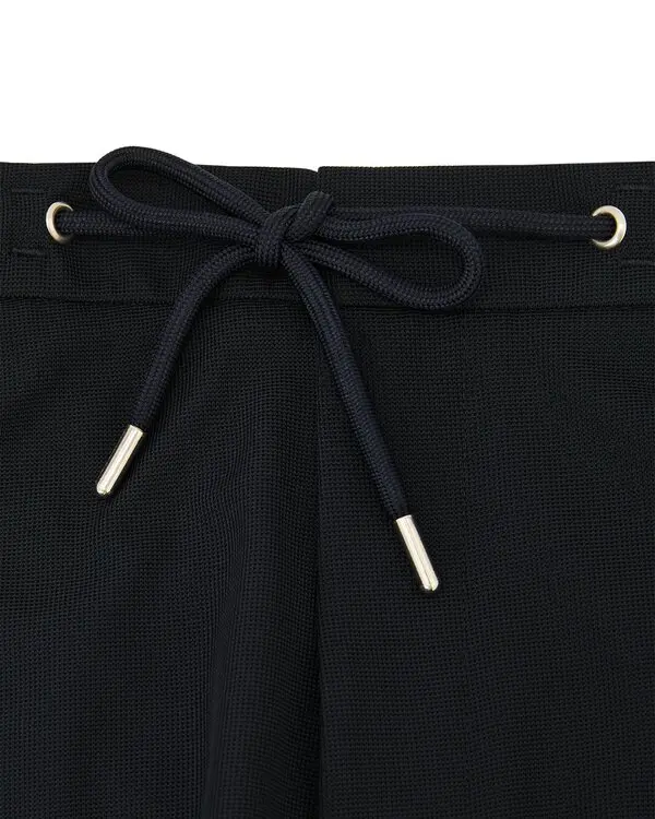 REISS Textured Drawstring Shorts - Navy