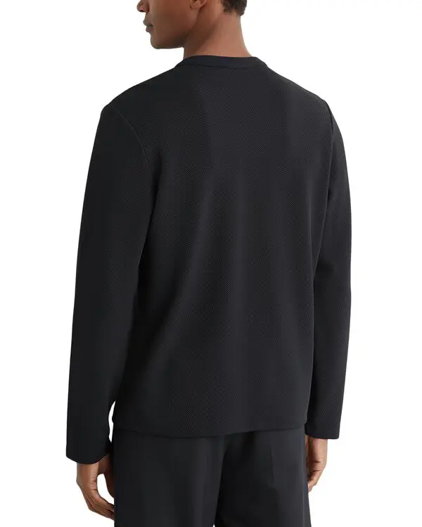 REISS Textured Henley Shirt
