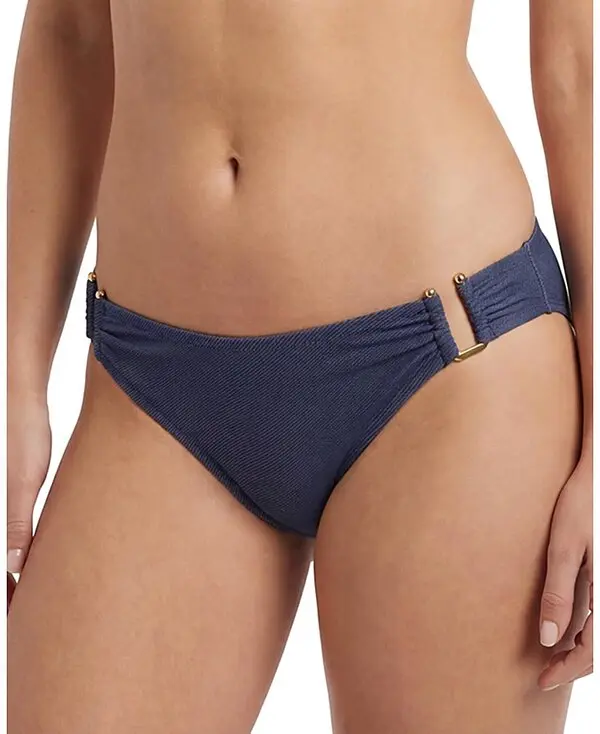 CHANGE OF SCENERY Layla U-bar Trim Denim Bikini Bottom - Indigo Twill