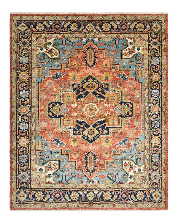 TIMELESS RUG DESIGNS Miranda S3363 Area Rug, 9' X 12 - Red/rust