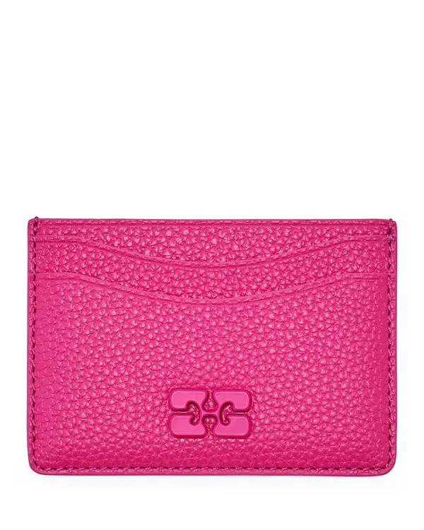 GANNI Bou Raspberry Card Holder - Cabaret