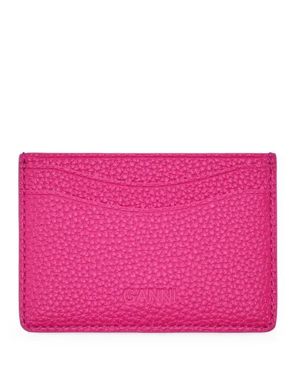 GANNI Bou Raspberry Card Holder - Cabaret