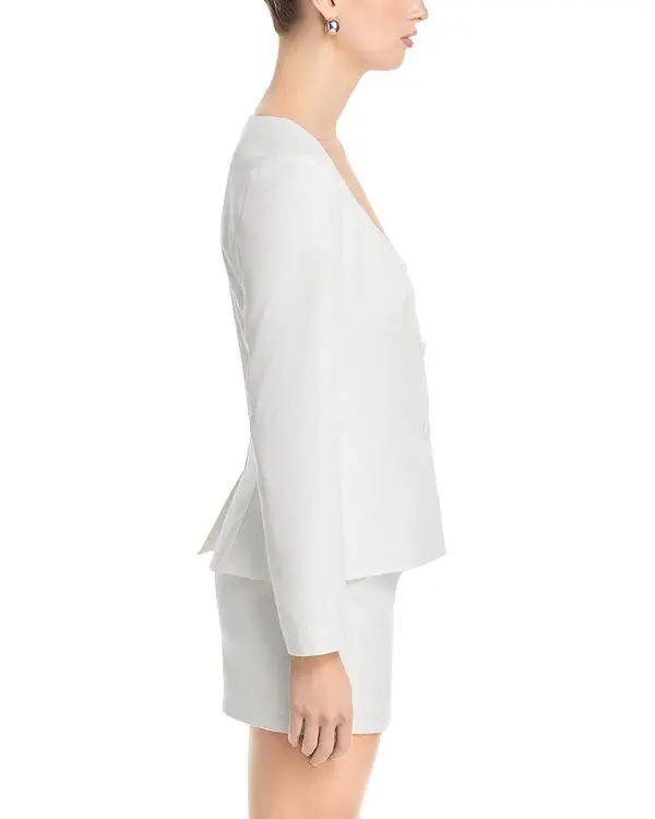 Aqua Collarless Jacket