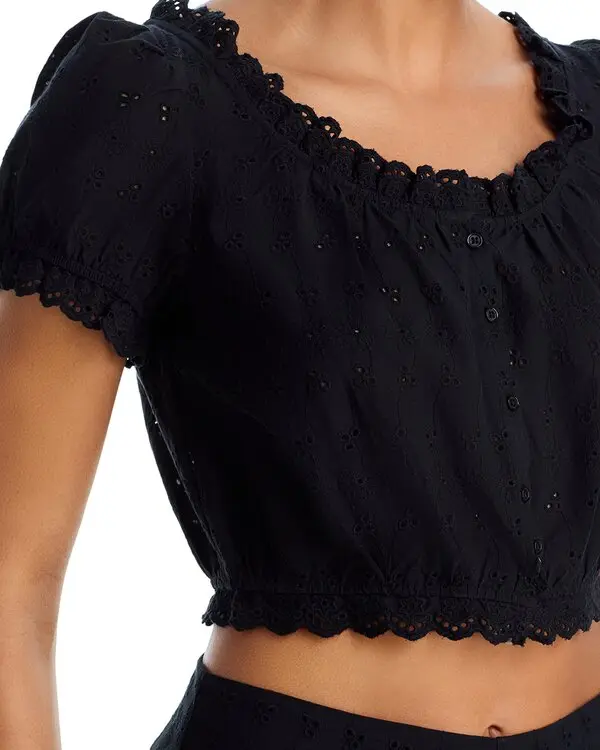 WAYF Lele Short Sleeve Top