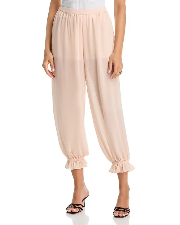 WAYF Jasmine Balloon Pants - Peach