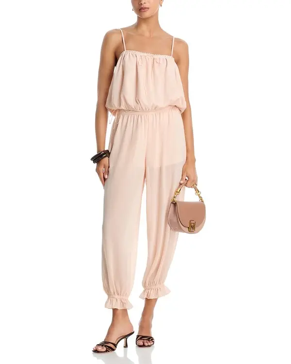 WAYF Jasmine Balloon Pants - Peach