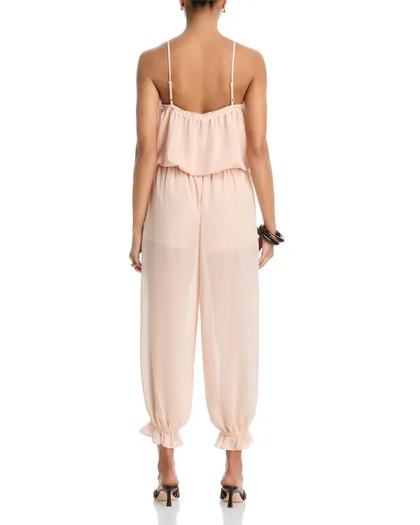 WAYF Jasmine Balloon Pants - Peach