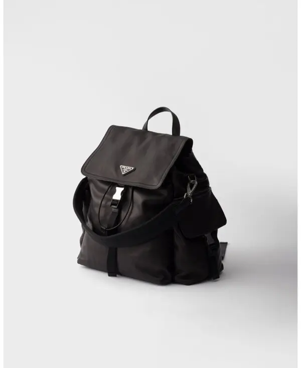 Prada Leather Backpack - Black