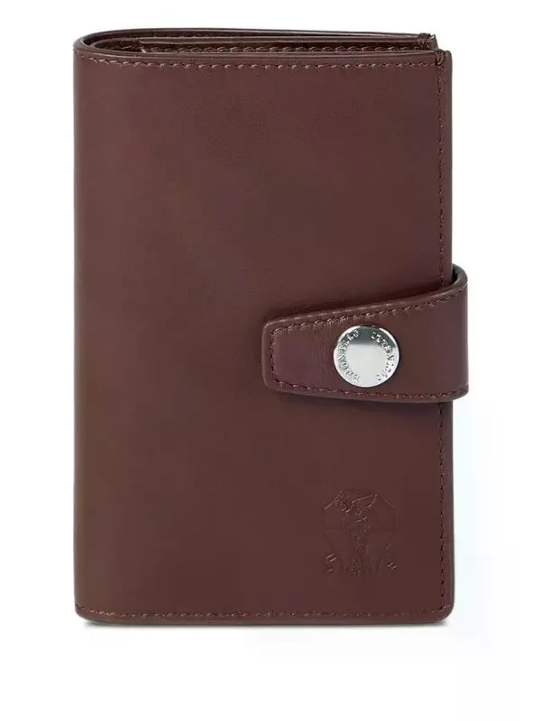 Brunello Cucinelli Internal Card Slots Leather Wallet - Brown