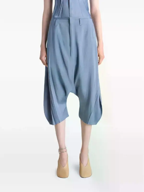 LEMAIRE Pleated Bermuda Shorts
