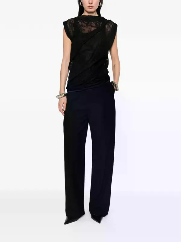 Sportmax Lace Sleeveless Top
