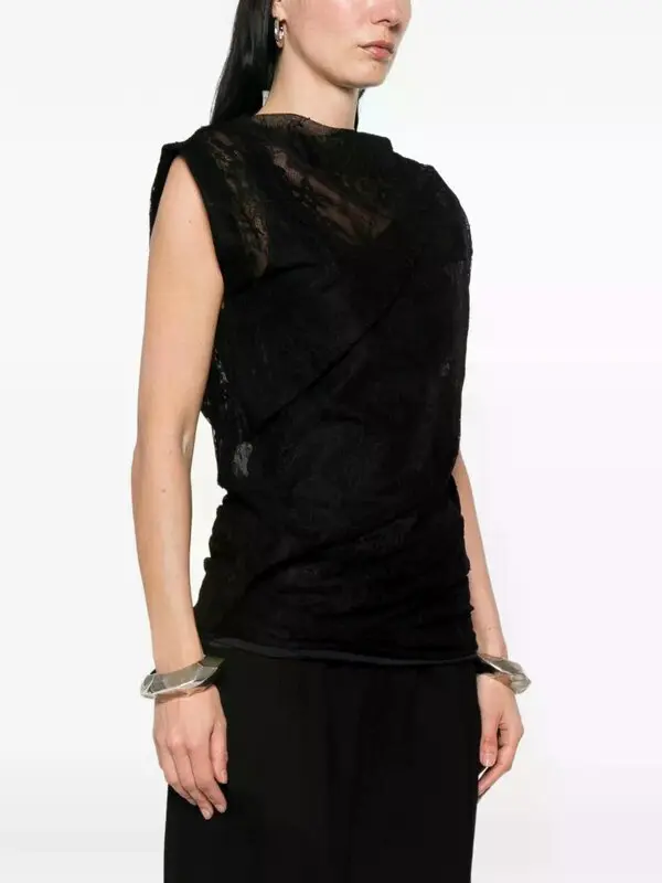 Sportmax Lace Sleeveless Top