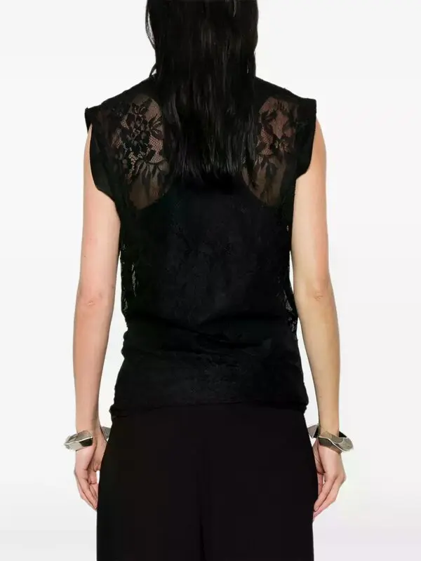 Sportmax Lace Sleeveless Top