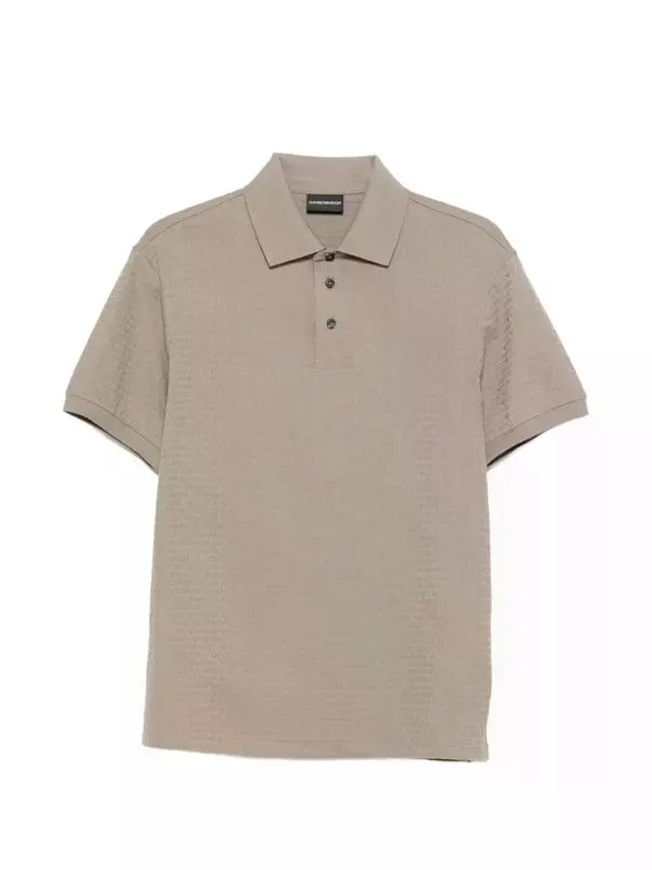 Emporio Armani Embossed Polo Shirt