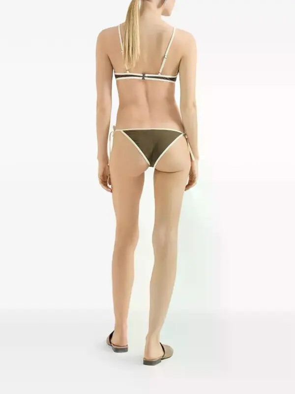 Brunello Cucinelli Monili Bikini Top - Brown