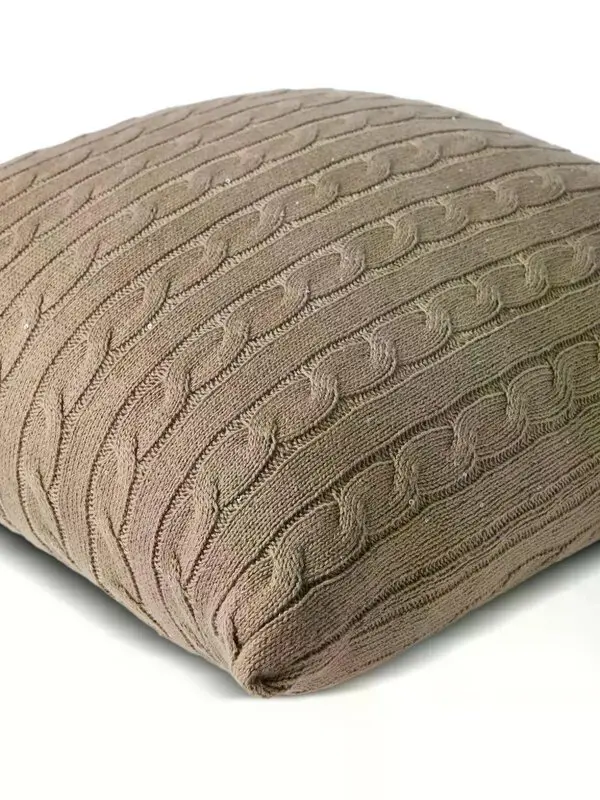 Brunello Cucinelli Cable-knit Cushion Pillow