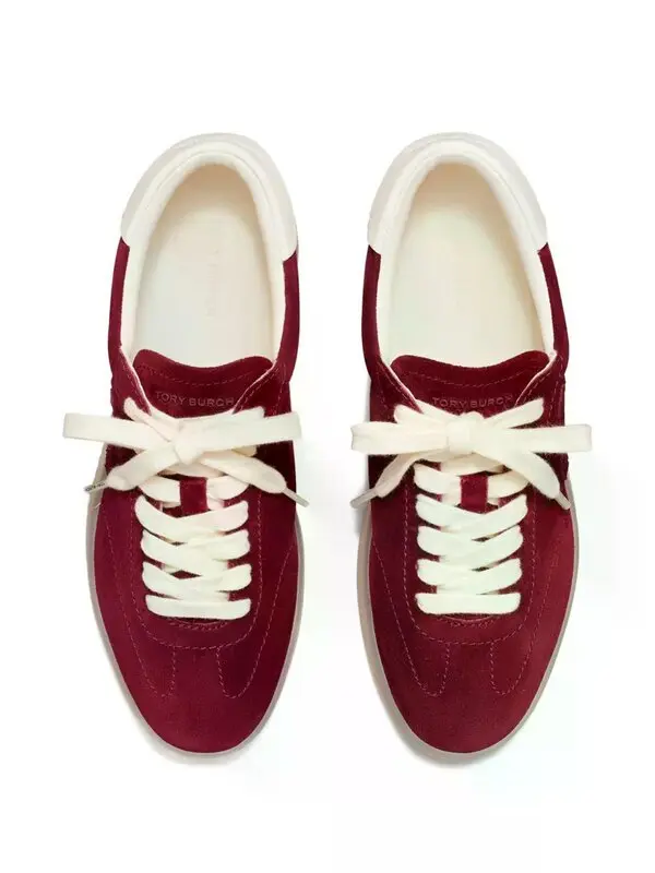Tory Burch Phoenix Suede Sneakers - Red