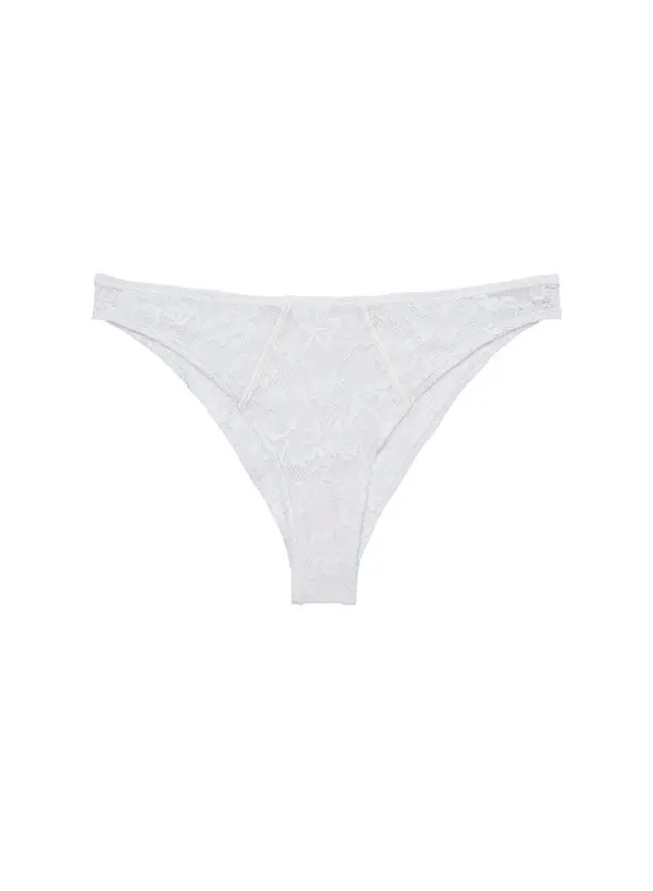 FLEUR DU MAL Le Stretch Lace Cheeky - Ivory