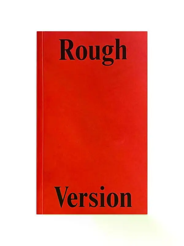 ANTENNE BOOKS Rough Version Book - Red