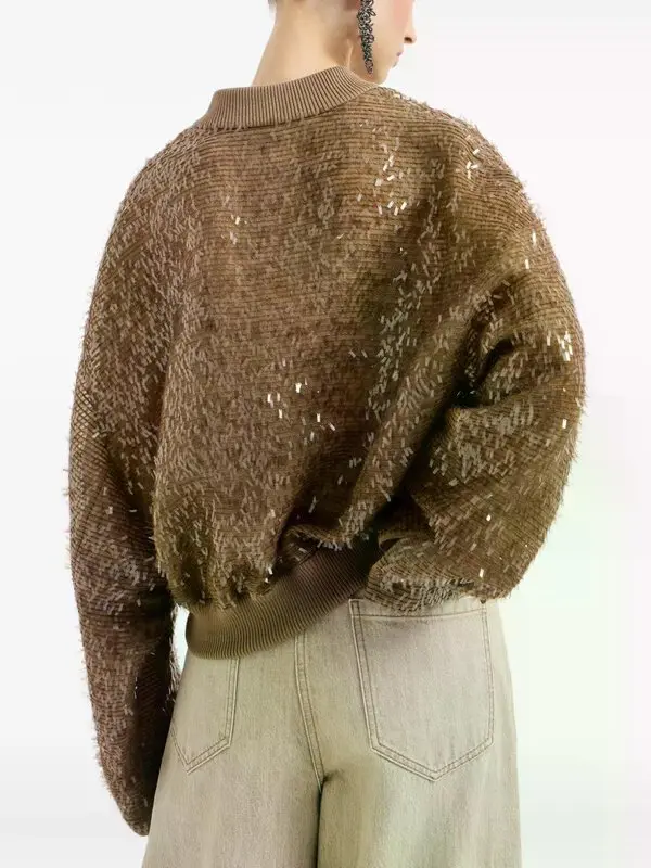 Brunello Cucinelli Zip-fastening Bomber Jacket - Brown