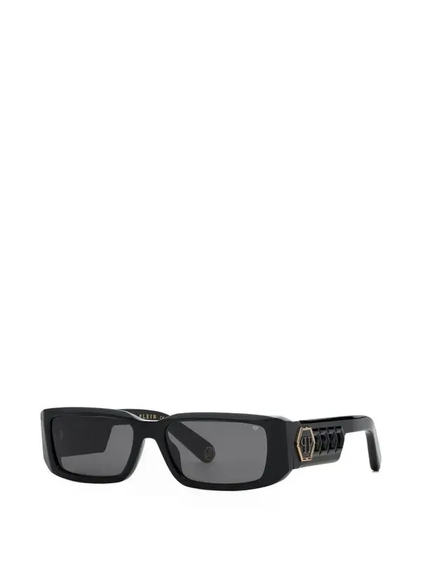 Philipp Plein Rectangle Sunglasses - Black