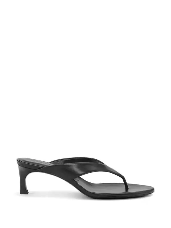 ROTATE BY BIRGER CHRISTENSEN Leather Mules - Black