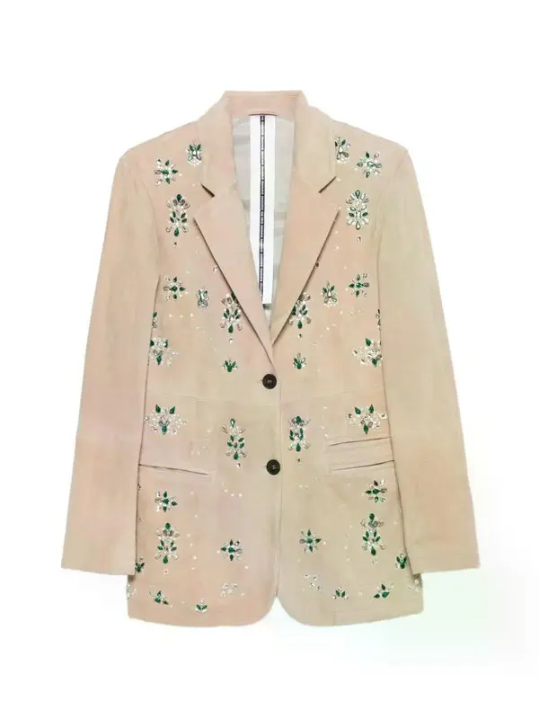 SWORD 6644 Embellished Single-breasted Jacket