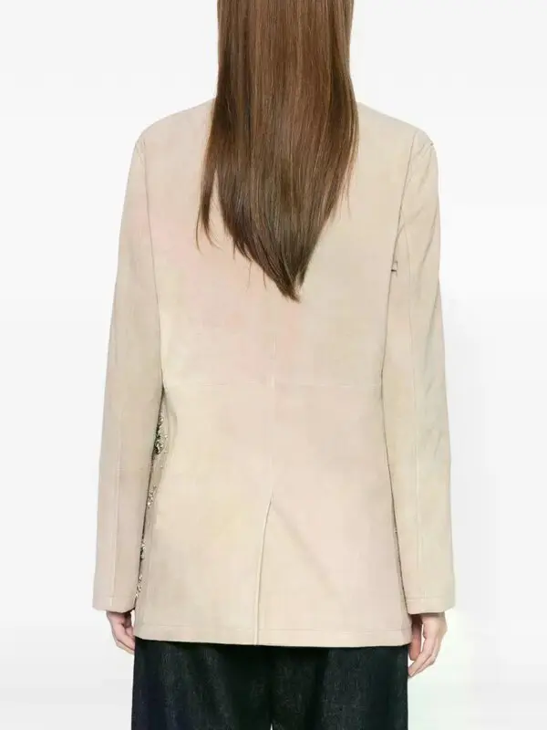 SWORD 6644 Embellished Single-breasted Jacket