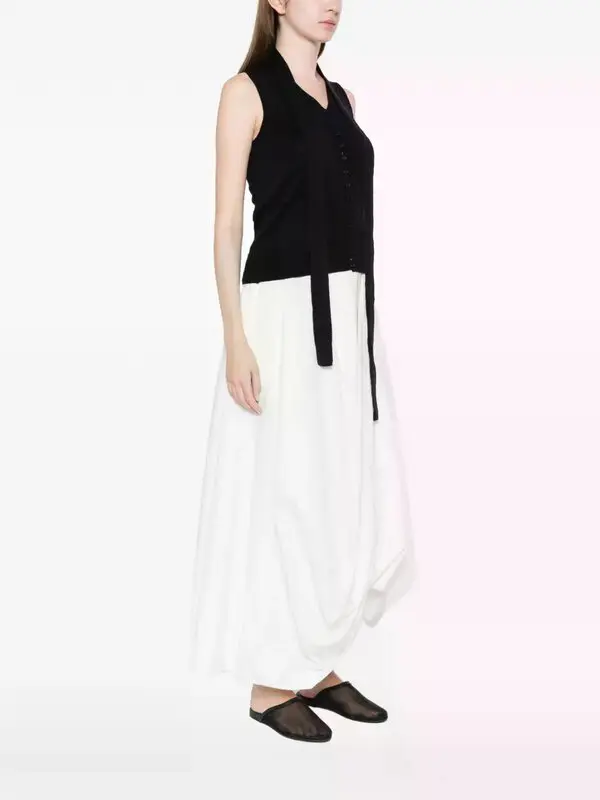 LA PISCINE V-neck Knit Vest