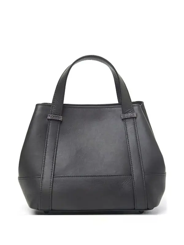 Peserico Leather Tote Bag