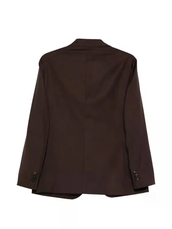 Caruso Button Jacket - Brown