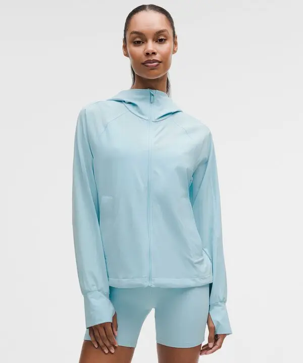 Lululemon Uv Protective Lightweight Jacket - Foam Cloud