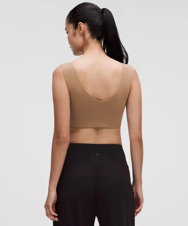 Lululemon Bend This Boat And Scoop Bra - Sand