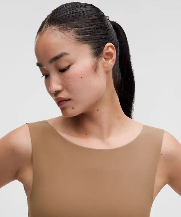 Lululemon Bend This Boat And Scoop Bra - Sand