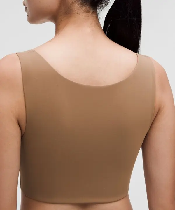Lululemon Bend This Boat And Scoop Bra - Sand