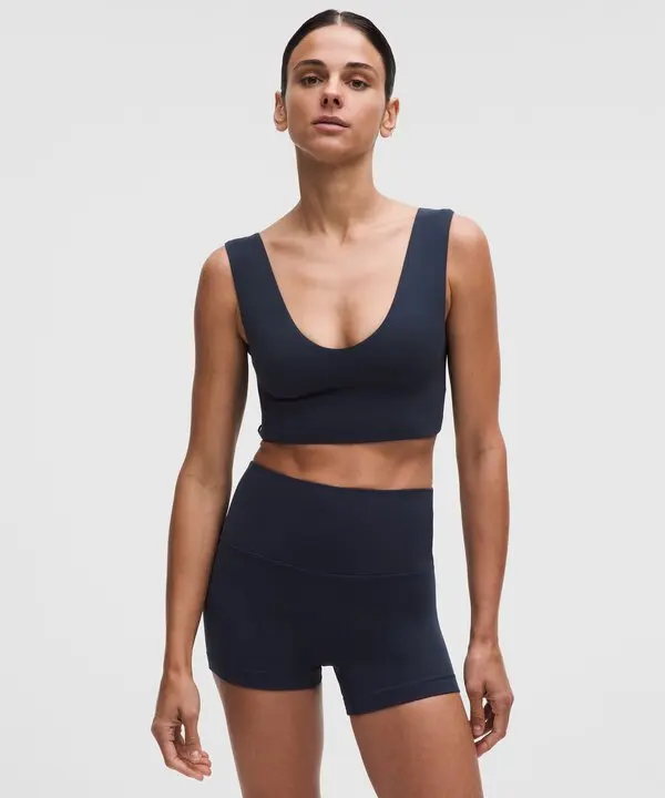 Lululemon Bend This Boat And Scoop Bra - True Navy