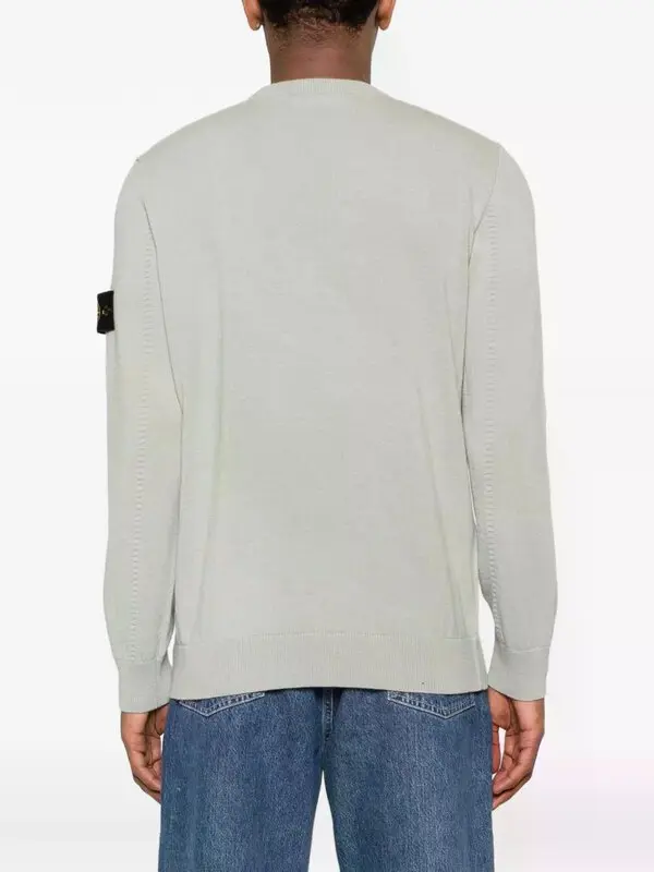 Stone Island Logo-patch Sweater - Grey