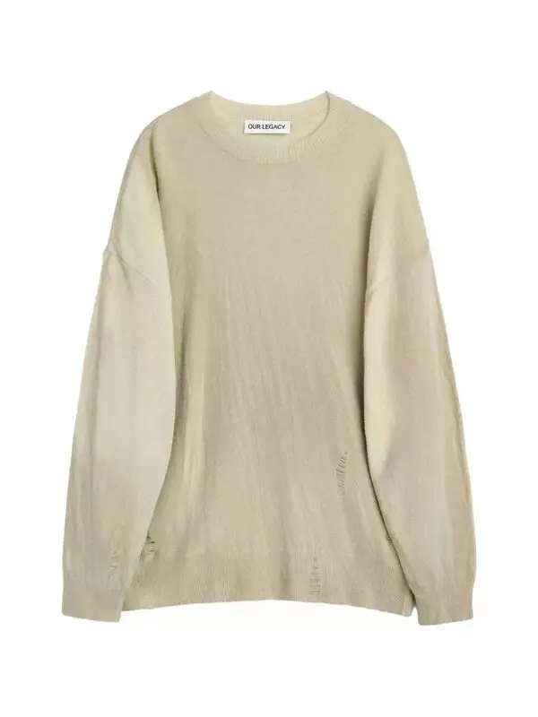 Our Legacy Distressed Spray-dye Sweater