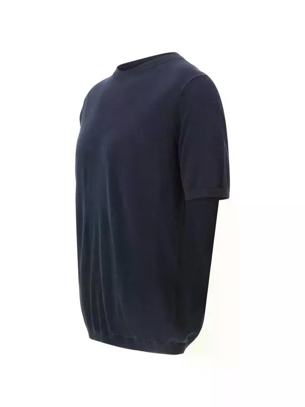 KANGRA Short-sleeve Ribbed Sweater