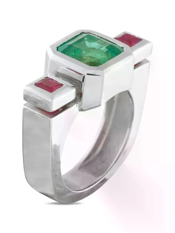 LB EXCLUSIVE Emerald And Ruby Ring