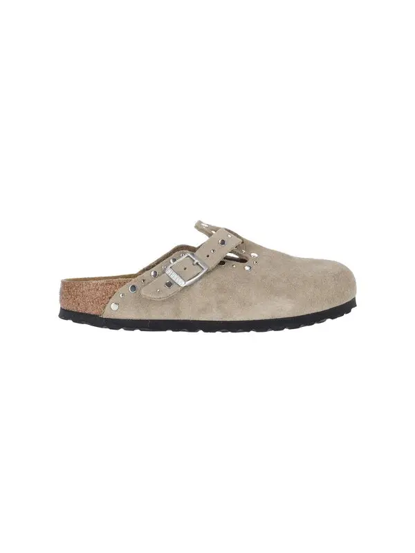 BIRKENSTOCK Mules "boston Rivets - Taupe